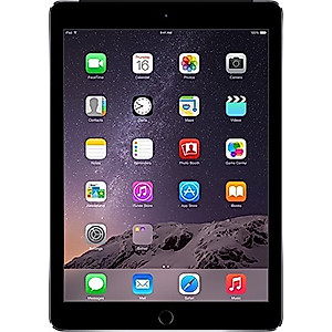2014 Apple iPad Air 2 thinest with touch ID fingerprint reader retina display(64GB,Wifi,Space Gray) (Renewed)
