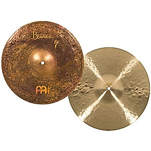 Meinl Cymbals BV-480+B16TRC Byzance Vintage Series Benny Greb Sand Cymbal Box Set Pack with FREE 16-Inch Trash Crash (VIDEO)