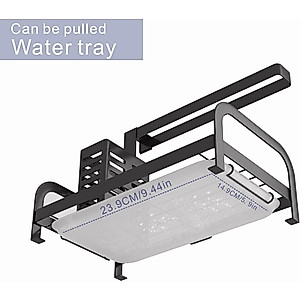 Gogola Sink Caddy, Sponge Holder Sink Tidy Kitchen Caddy Kitchen Organiser Brush Holder Cleaning Organiser Cloth Holder Kitchen Utensils Holder Countertop