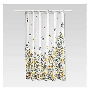 threshold Floral Print Shower Curtain Gold Medal