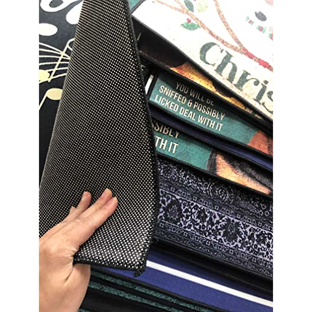 TIANTUR Door Mat Indoor Entrance Front Personalized Rainbow Crayon Classroom Doormat Our Classroom is Complete Shoe Room Area Rugs Housewarming Gifts Home Decor