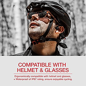 Hostena Bone Conduction Headphones with MP3 Player 16G Built-in Memory, Wireless Bluetooth Open Ear Headphones Magnetic Charging, IP67 Waterproof for Sports,Podcast and Workouts