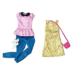 Barbie Fashionista Petite Doll with 2 Additional Outfits