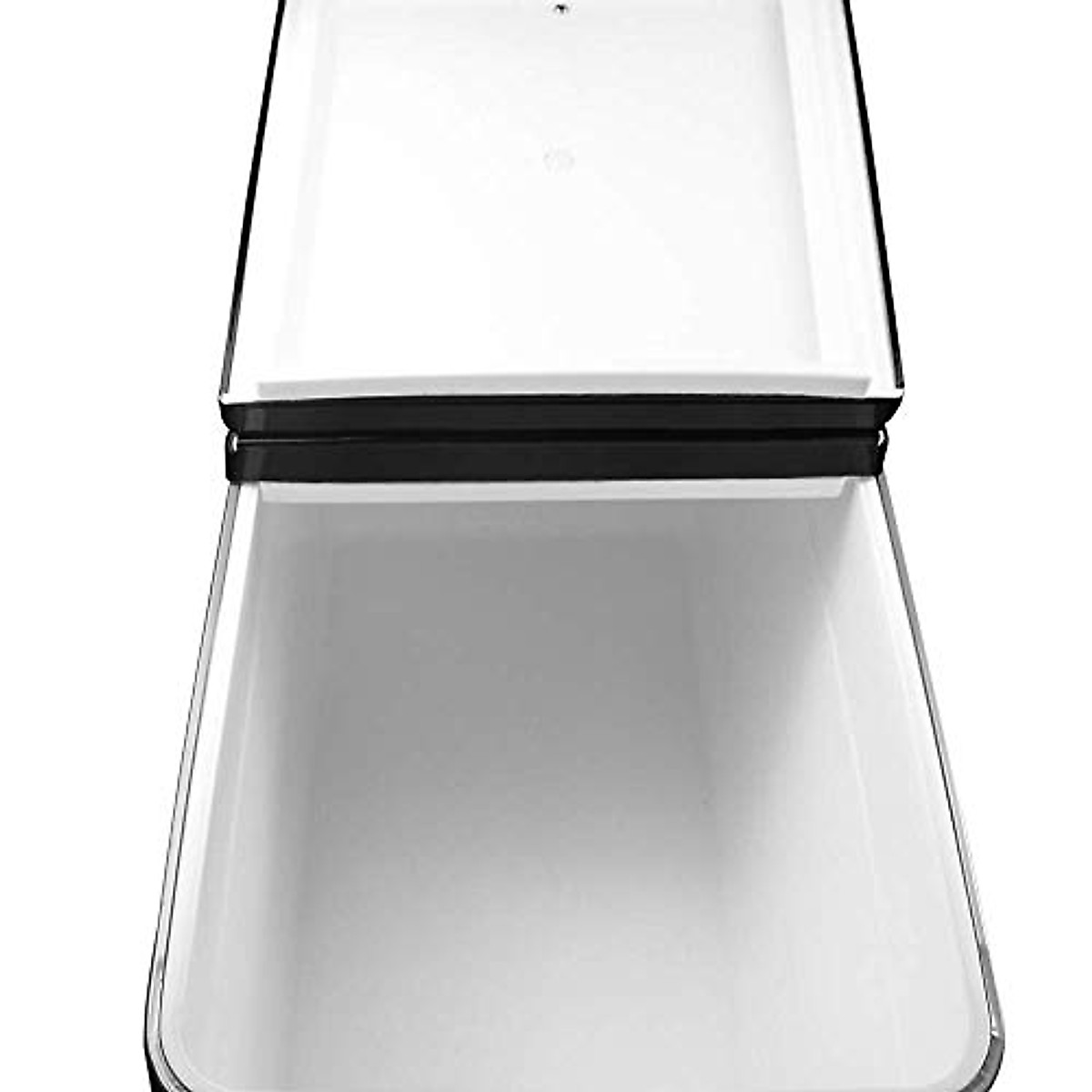 Nattork 80 Quart Rolling Cooler Cart for Outdoor Patio Deck Party, Portable Party Bar Cold Drink Beverage Cart,Ice Chest with Shelf, Water Pipe and Bottle Opener (Silver-1)