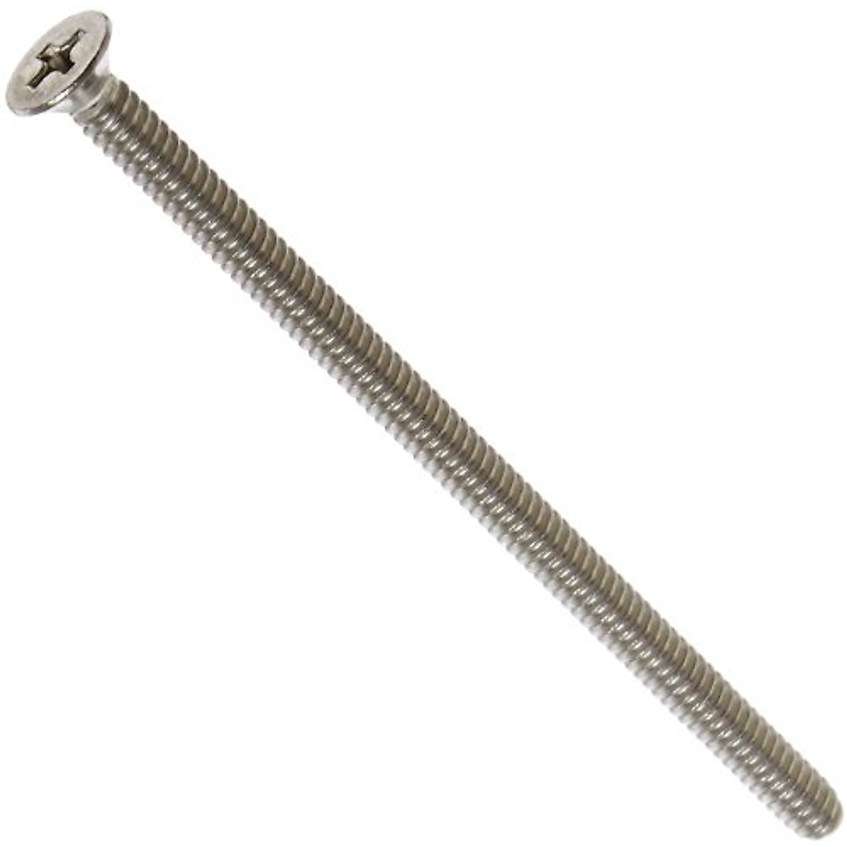 Small Parts 18-8 Stainless Steel Machine Screw, Plain Finish, Flat Head, Phillips Drive, Meets ASME B18.6.3, 2-3/4" Length, Partially Threaded, #8-32 UNC Threads (Pack of 50)