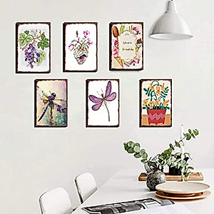 Wall Decor Vintage Style Metal Tin Sign Deer Iron Painting what A Wonderful World Room Decor Bathroom Decor Bedroom Decor Classroom Decor Art Tin Signs 5.5x8 Inch On Father'S Day National Day