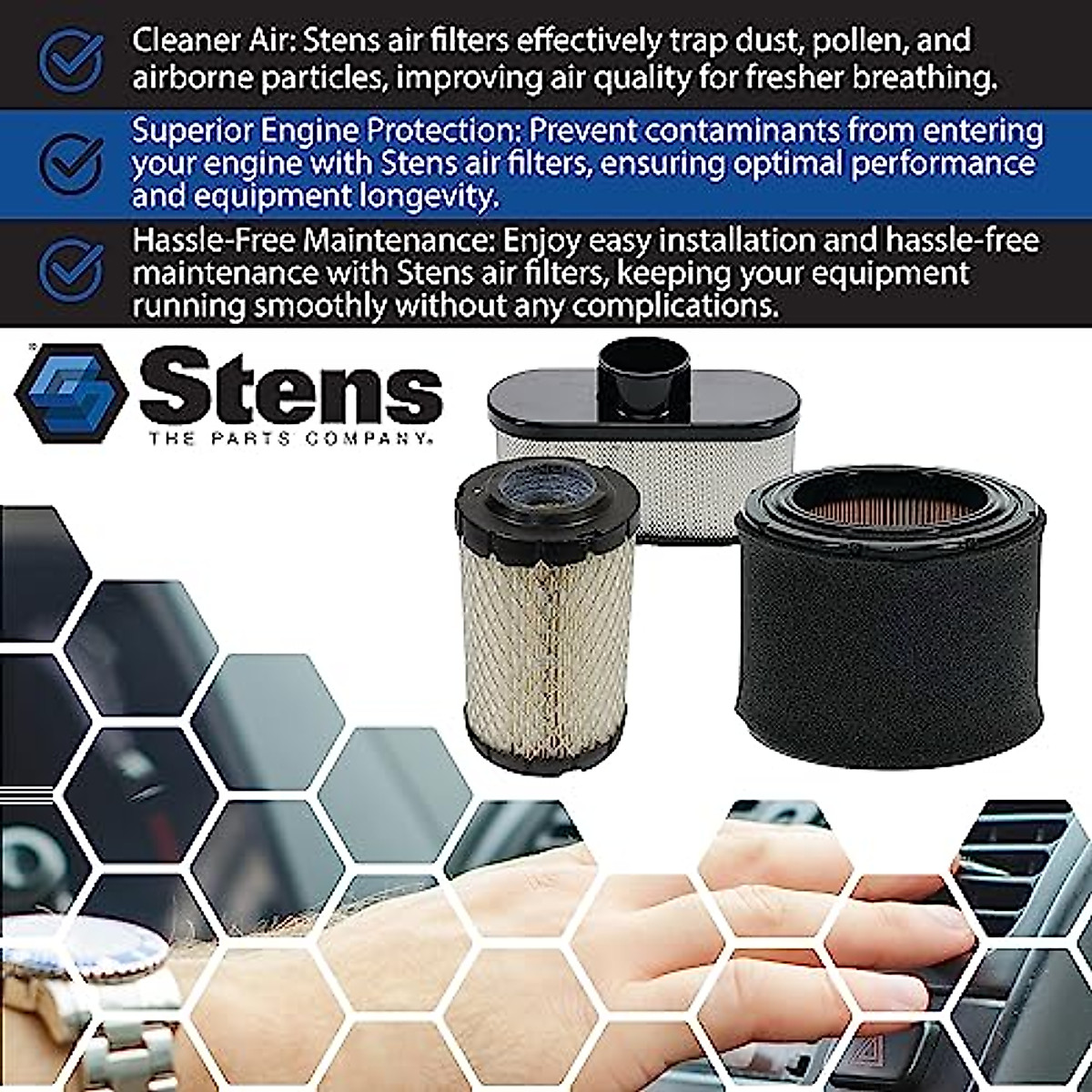Stens Air Filter 605-712 Compatible with/Replacement For: Hilti DSH700 and DSH900 cut-off saws 261990
