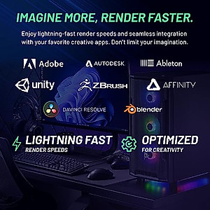 Skytech Shadow Gaming PC Desktop – AMD Ryzen 5 3600 3.6 GHz, NVIDIA RTX 3060, 1TB NVME SSD, 16GB DDR4 RAM 3200, 600W Gold PSU, 11AC Wi-Fi, Windows 11 Home 64-bit,Black