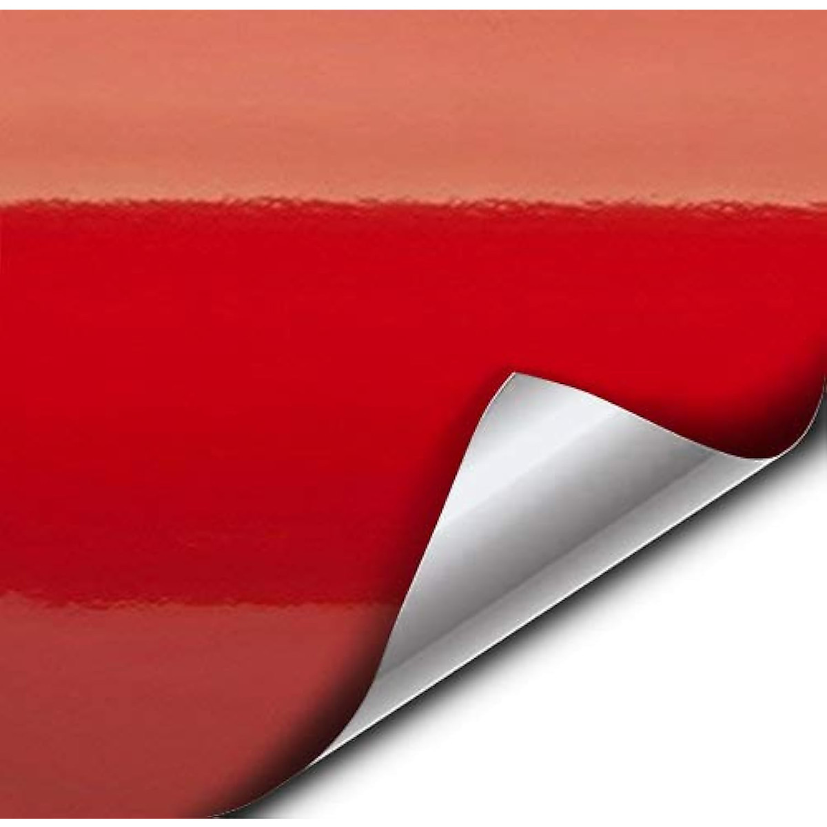 VViViD Red Gloss Car Wrap Vinyl Roll with Air Release Adhesive 3mil (1.5ft x 5ft)