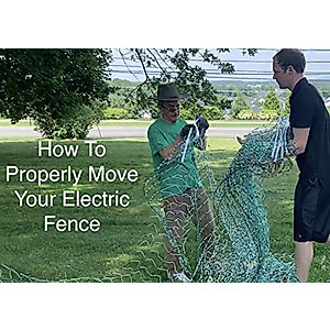 RentACoop Poultry Netting Electric Fence - Electric Poultry Enclosure for Chickens, Ducks, Turkeys - Suitable for 4 Week Old Chickens/Older and Adult Poultry - Energizer Not Included - 168' L x 48" H