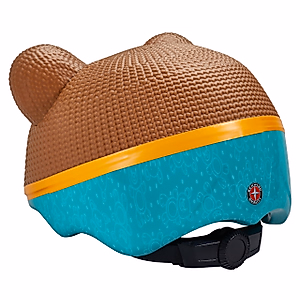 Schwinn Bike Helmet for Infant Toddler Kids in 3D Character Design, Lightweight, Infant Size For Boys and Girls Age Up 3 Year Old, Suggested Fit X-Small (44 - 50cm), Teddy Bear