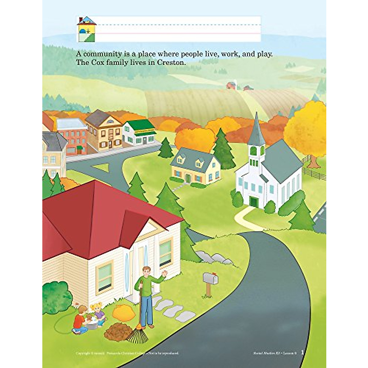 Social Studies K5 - Abeka 5 Year Old Kindergarten Student Activity Book