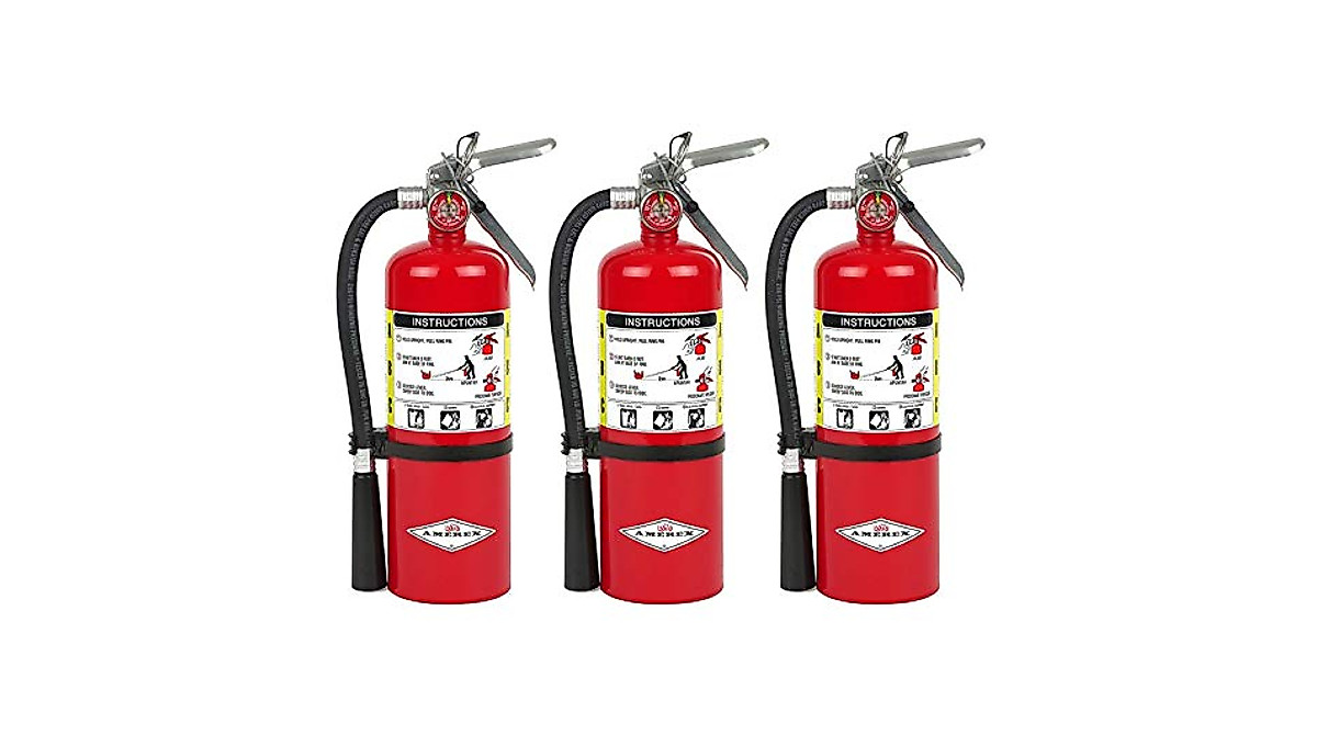 Amerex B500 5lb ABC Fire Extinguisher 3-Pack | Safe & Reliable