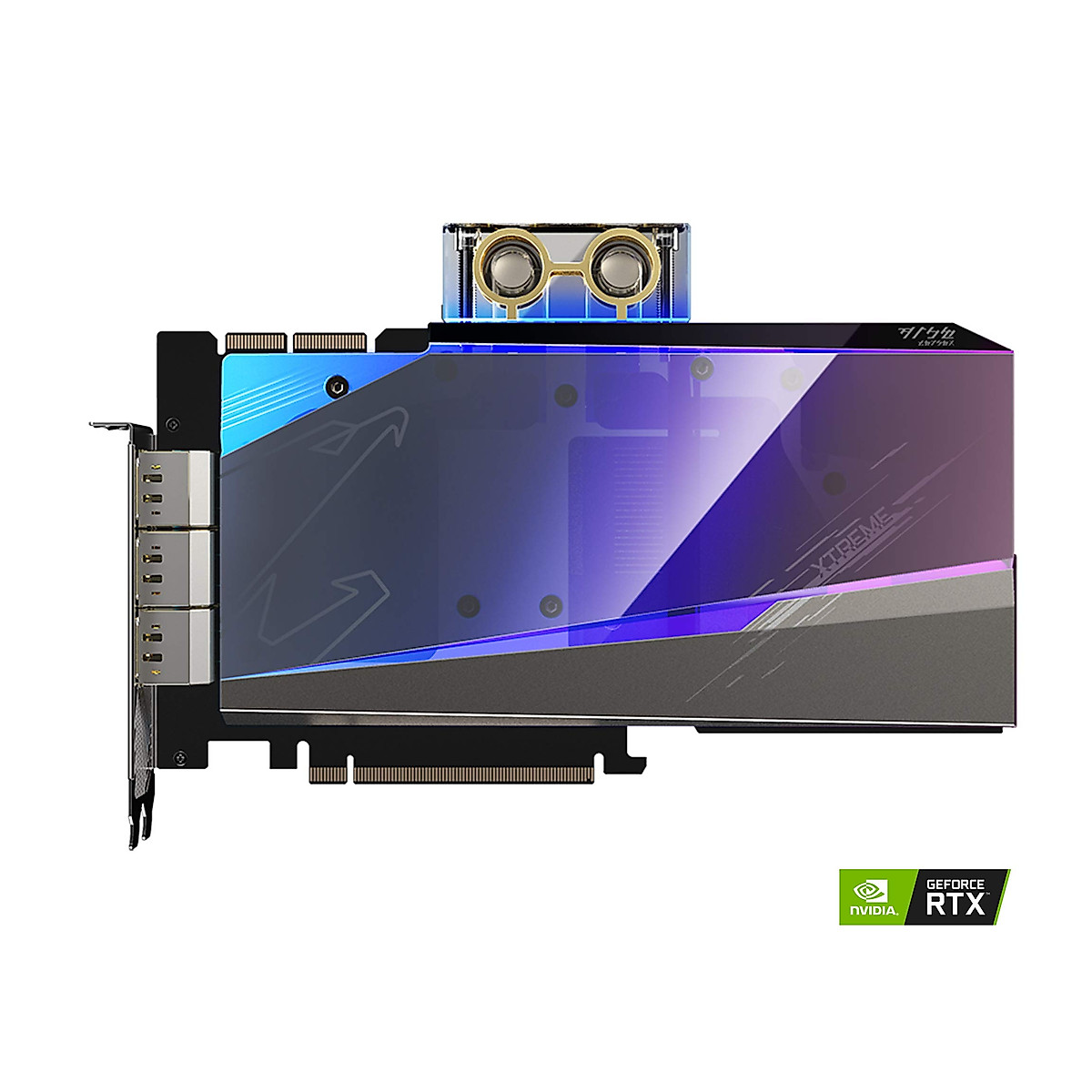 GIGABYTE AORUS GeForce RTX 3090 Xtreme WATERFORCE WB 24G Graphics Card, WATERFORCE Water Block Cooling System, 24GB 384-bit GDDR6X, GV-N3090AORUSX WB-24GD Video Card