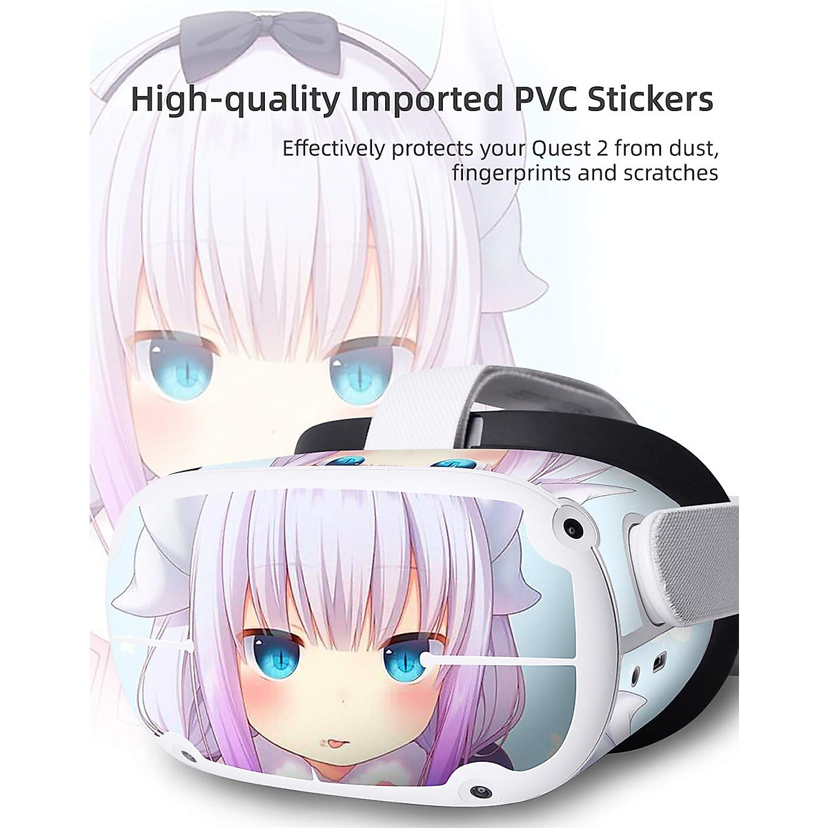 YYFRIEND Multiple Color Stickers Skin for Oculus Quest 2 VR Headsets and Controllers Sticker Protective Decal Accessories