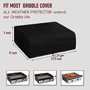 Griddle Cover Waterproof Griddle Cover for Blackstone 22 Inch Tabletop Griddle Upgraded Dust-Proof Grill Cover