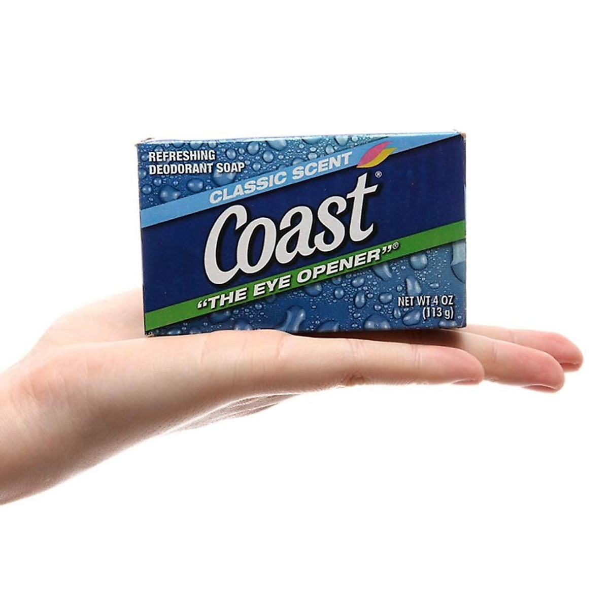 Coast Refreshing Deodorant Soap - Bar Soap with Thick Rich Lather - Clean Rinsing Formula for Fresh, Non-Dry Skin - Classic Scent - 16 x 4 oz