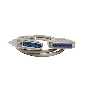 Your Cable Store 3 Foot DB25 25 Pin Serial Port Cable Male/Male RS232