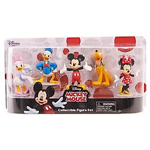 Just Play Disney Mickey Mouse Collectible Figure Set (Mickey, Minnie, Daisy, Donald, and Pluto)