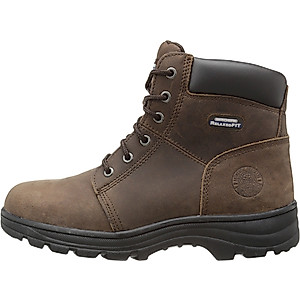 Skechers womens Workshire Peril-w footwear, Dark Brown, 8 US