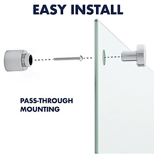 Quartet Non-Magnetic Glass Dry Erase White Board, 8' x 4' Whiteboard, Infinity Frameless Mounting, Frosted Surface (G9648F)
