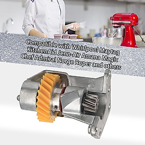 WP240309-2 240309-2 Worm Drive Gear & Bracket Kit for KitchenAid Stand Mixer EA734273 PS734273 AH734273 4162100 4162101 4169907 4169941 4170007 4176130 949544