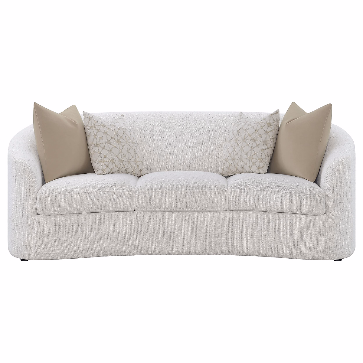 Coaster Home Furnishings Rainn Upholstered Tight Back Sofa Latte