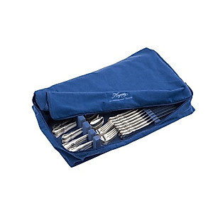 Hagerty 19111 12-by-19-inch Zippered Drawer Liner, Blue & Hagerty 19600 18-by-18-inch Zippered Holloware Bag, Blue