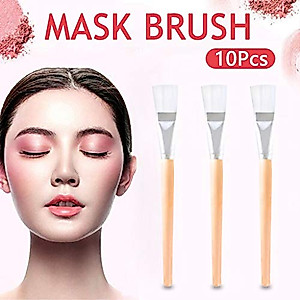 Makeup for Teen Girls 14-16 Convenient Set Mask Beauty DIY Tools Soft Plush Brush Mask 10PC Brush Wood Brush Eyeliner Brush