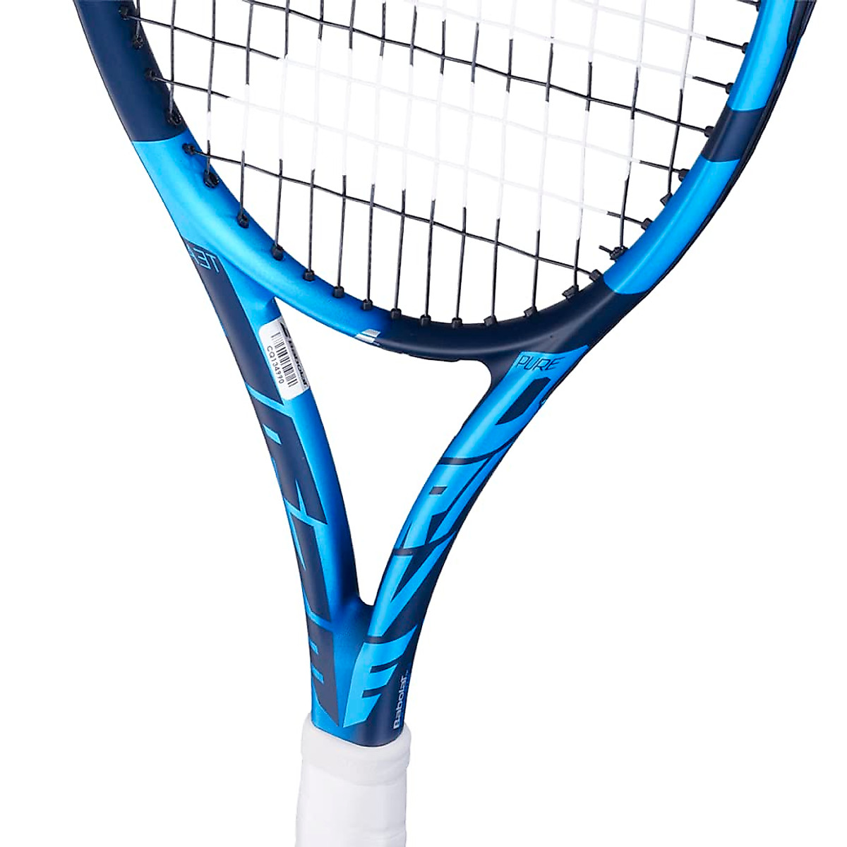 Babolat Pure Drive Team Tennis Racquet - Strung with 16g White Babolat Syn Gut at Mid-Range Tension (4 1/8" Grip)