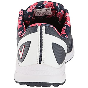 Callaway Women's Coronado v2 SL Golf Shoe, Blue/White/Red, 8.5