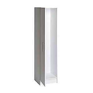 Prepac Elite 16" Narrow Cabinet in White