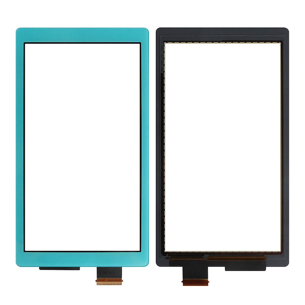 A-MIND Touch Screen Digitizer for Nintendo Switch Lite Only，Front Touch Panel Replacement Parts Repair Set + Tool Repair Kit + Screen Protector (Turquoise)