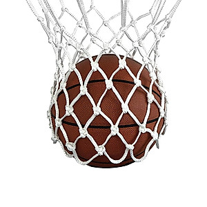 UyuECCL 2PCS 8-Loops Replacement Heavy-Duty Basketball Net All Weather Thick Nets Fit Standard Indoor and Outdoor Rims for Pool Basketball Hoop