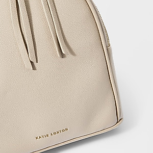 KATIE LOXTON Isla Womens Medium Zippered Top Handle Backpack Taupe