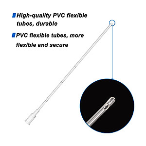 6 Pack-10ml Ink Syringe with 16 Ga Blunt Needle Tip and Soft Plastic Tube Suitable for Glue Application,Liquid Dispensing and Measuring, Pet Food Feeding,Refilling Ink Cartridges,CISS or Flux pen