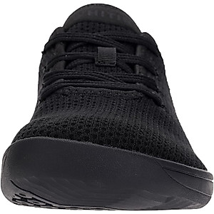 WHITIN Wide Toe Box Barefoot Sneakers for Men Minimalist Minimus Zero Drop Sole Shoes Size 11 Width 11W Walking Outdoor Training All Black 45