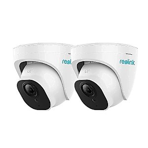 REOLINK 4K PoE Outdoor Security Camera, 3X Optical Zoom, Human/Vehicle Detection, Smart Alerts and Playback,Time Lapse,Work with Google Assistant, 24/7 Audio Recording, RLC-820A Bundle with RLC-822A