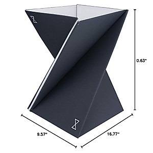 Levit8 - The flat folding portable standing desk,Sesame,Large