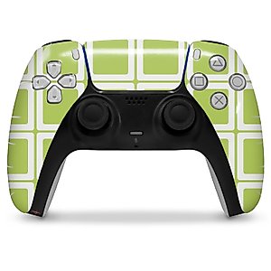 WraptorSkinz Skin Wrap compatible with Sony PS5 DualSense Controller Squared Sage Green (CONTROLLER NOT INCLUDED)