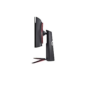 LG 34” 34GN85B-B Nano IPS 1 ms QHD Curved Ultragear™ Gaming Monitor with 160Hz Refresh Rate, VESA Display HDR400, AMD FreeSync™ Premium & G-SYNC Compatible