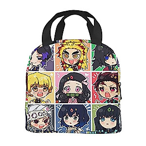Anime Luch Box Lunch Bag Reusable Insulated Luch Box Meal Handbag To Keep Food Fresh For Office For Teen Girls Women Men Work Office Outdoor Picnic