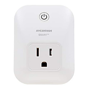 SYLVANIA Smart Bluetooth Smart Plug, Works with Apple HomeKit and Siri Voice Control, No Hub Required, White - 1 Pack (74582)