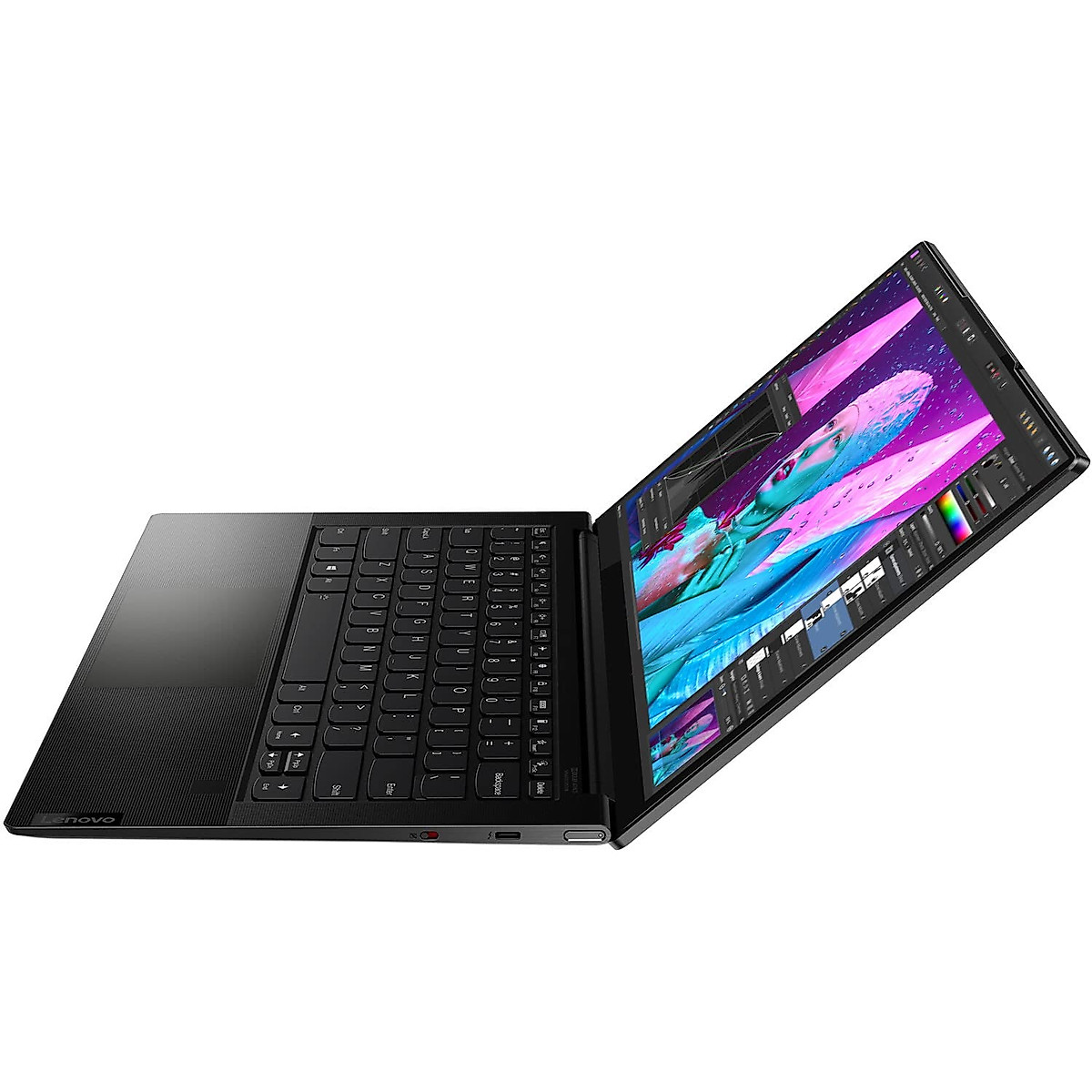 Lenovo IdeaPad Slim 9i 14" 4K UHD Touchscreen Ultra Business Laptop Intel Core i7-1165G7 EVO 16GB LPDDR4x 512GB PCIe SSD Backlit KB FP Reader, Thunderbolt 4, Windows 10 Pro, Shadow Black (Renewed)