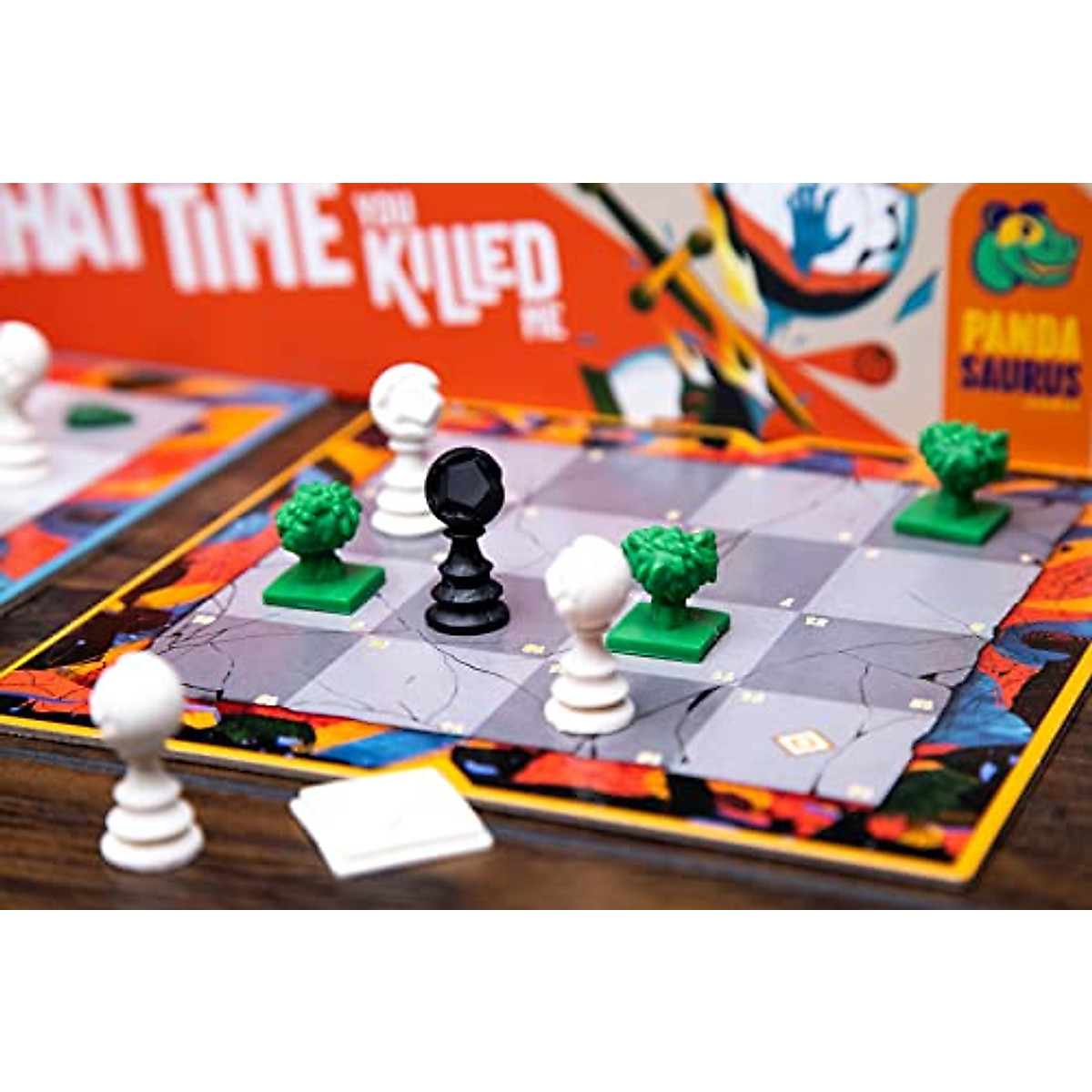 That Time You Killed Me Board Game - A Unique Narrative Game of Time Travel and Rivalry! Sci-Fi Strategy Game for Kids and Adults, Ages 14+, 2 Players, 15-30 Minute Playtime, Made by Pandasaurus Games
