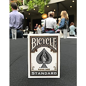 Bicycle Black Playing Cards, Standard Index, 1 Deck