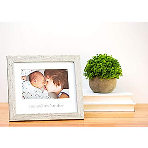 Kate & Milo Rustic Me & My Brother Frame, Sibling Gifts, Little or Big Big Gift, Woodland Nursery