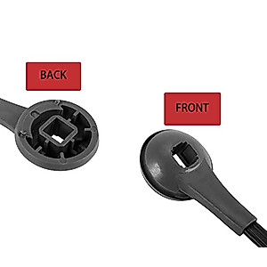 Side Brush for Shark AI AV2501S, AV2501AE, RV2502AE, RV2520AOUS, AV2510AOUS Robotic Vacuum Cleaner Replacement Parts - 4 Pack