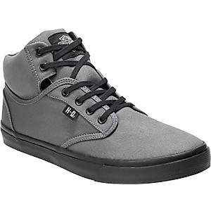 Harley-Davidson Men's Wrenford Canvas Motorcycle Casual Sneaker, Grey, 9