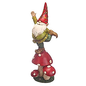 Topadorn Vegetable Garden Gnome Statue Decoration Statuary Gnomes Garden Decorations,Mushroom